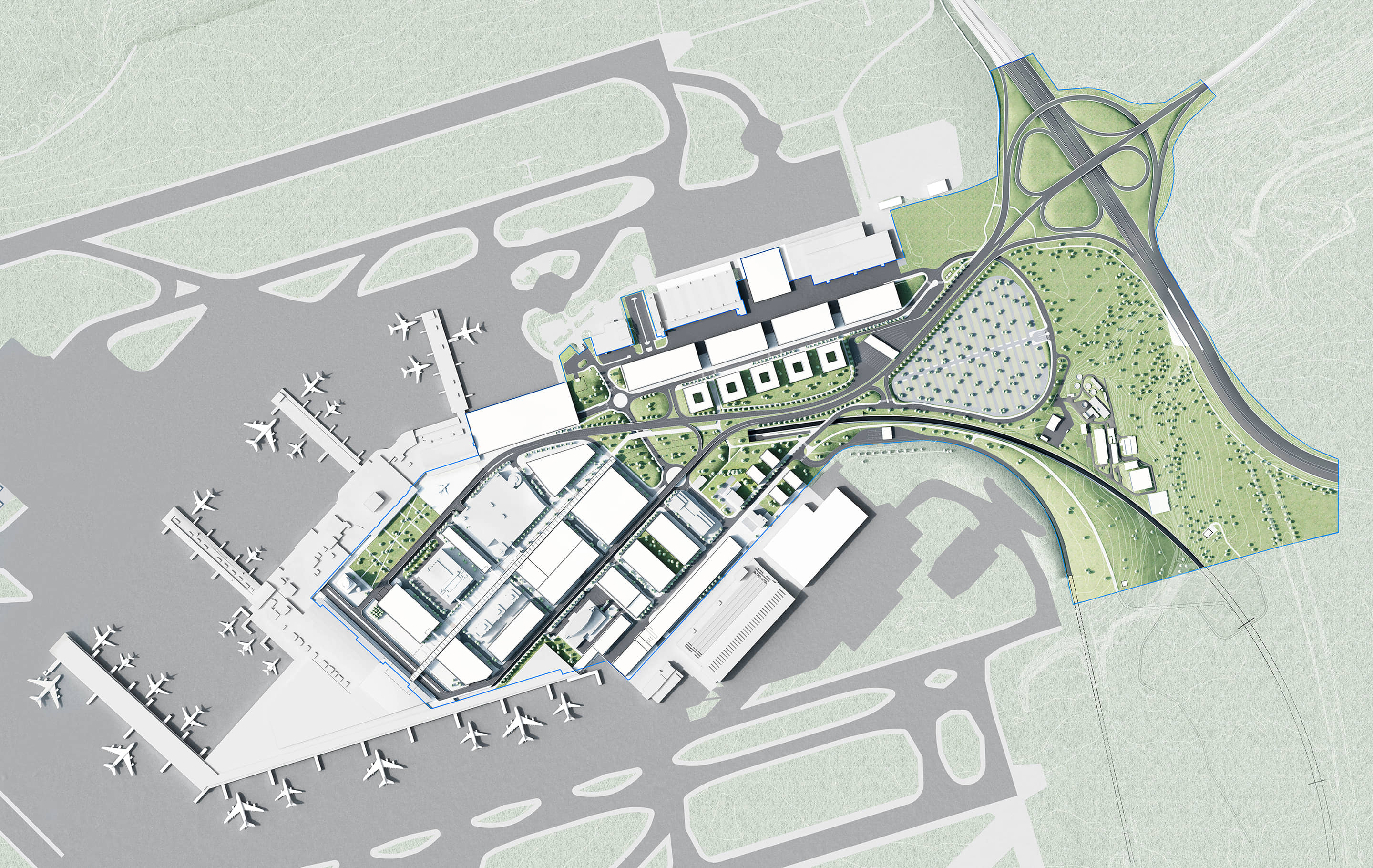 Letiště Václava Havla – Airport city Sever