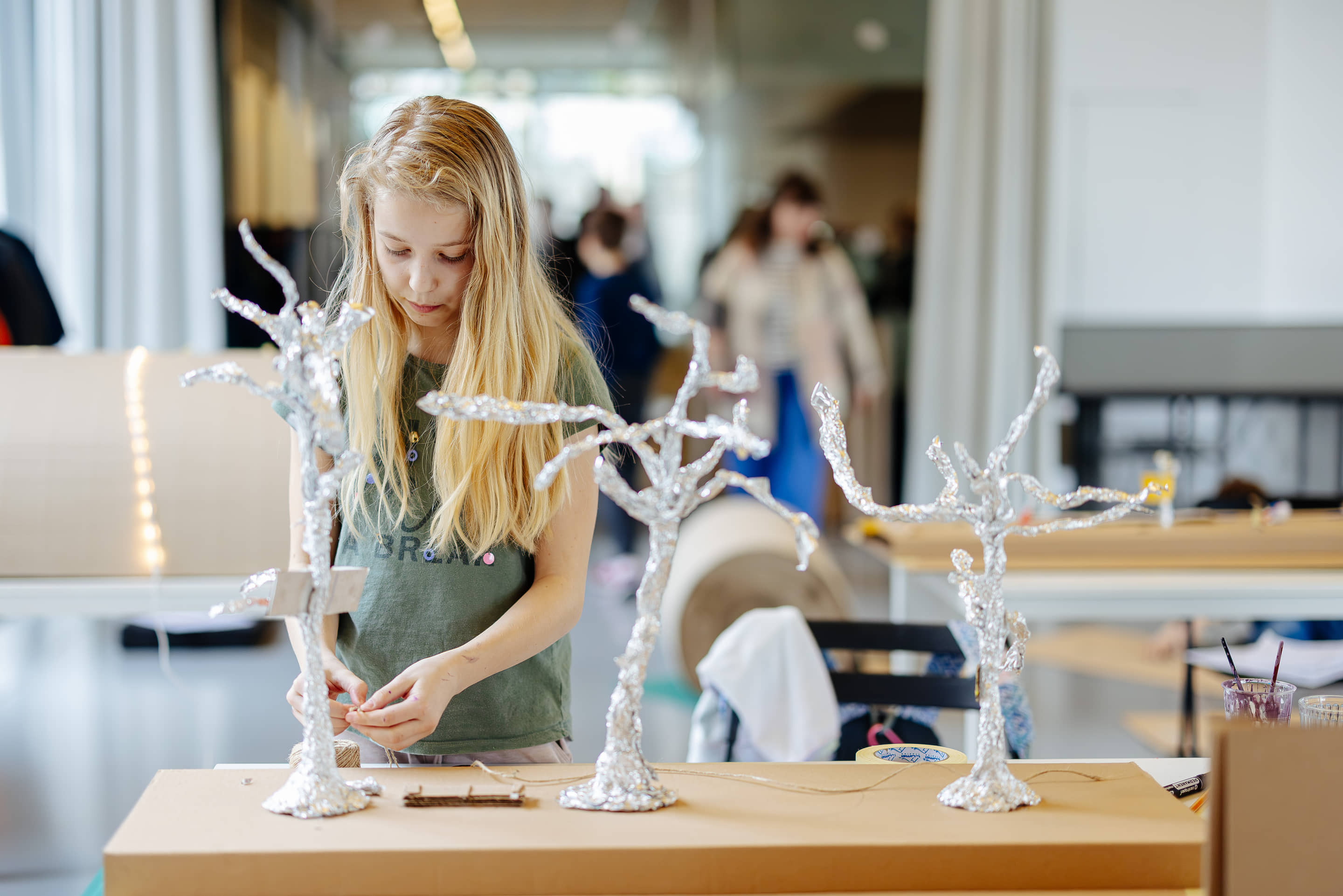 Výtvarná dílna k výstavě: Navrhujeme školu budoucnosti