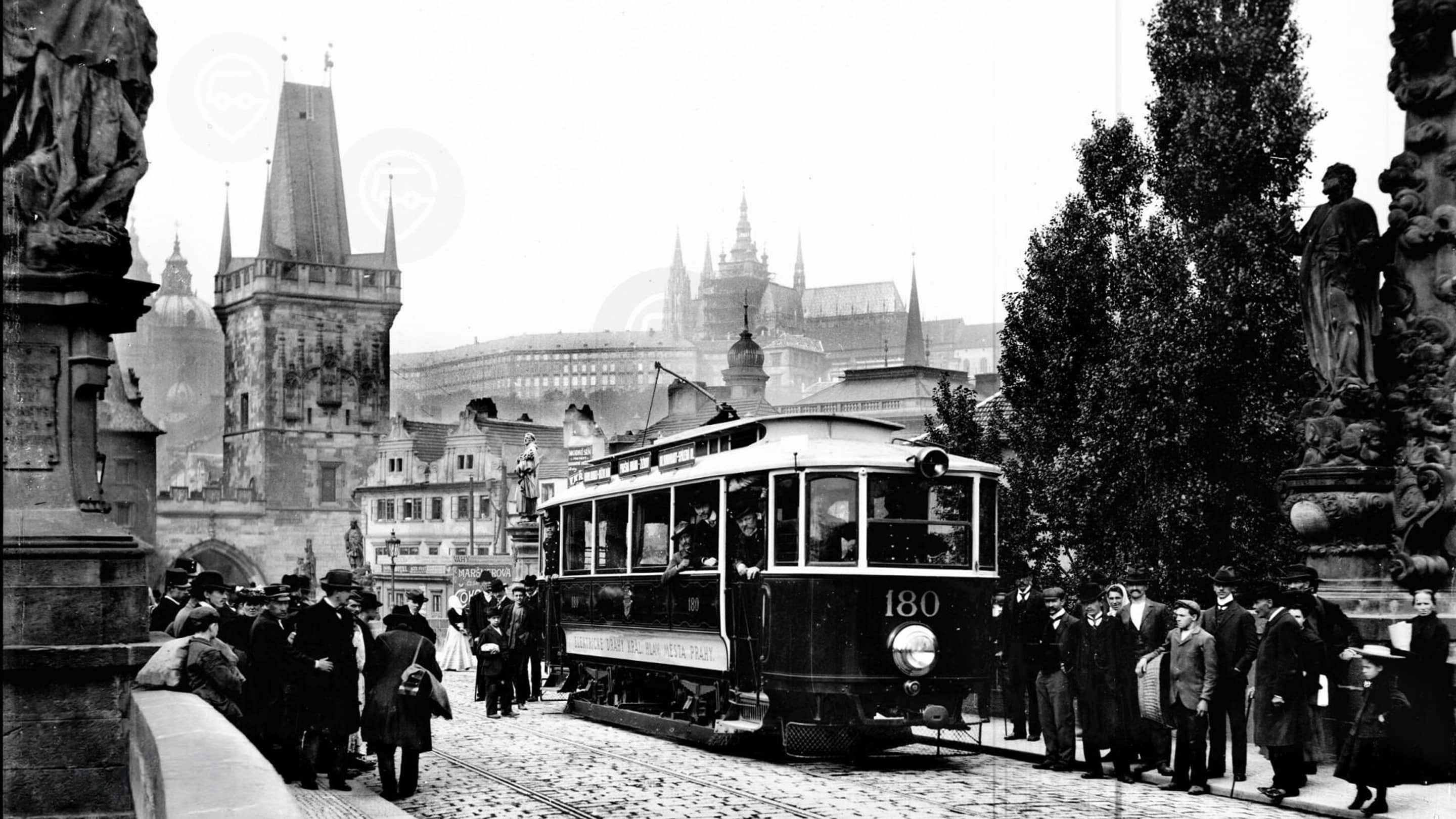Where was the first tram loop in Prague? Tracks were already key for ...